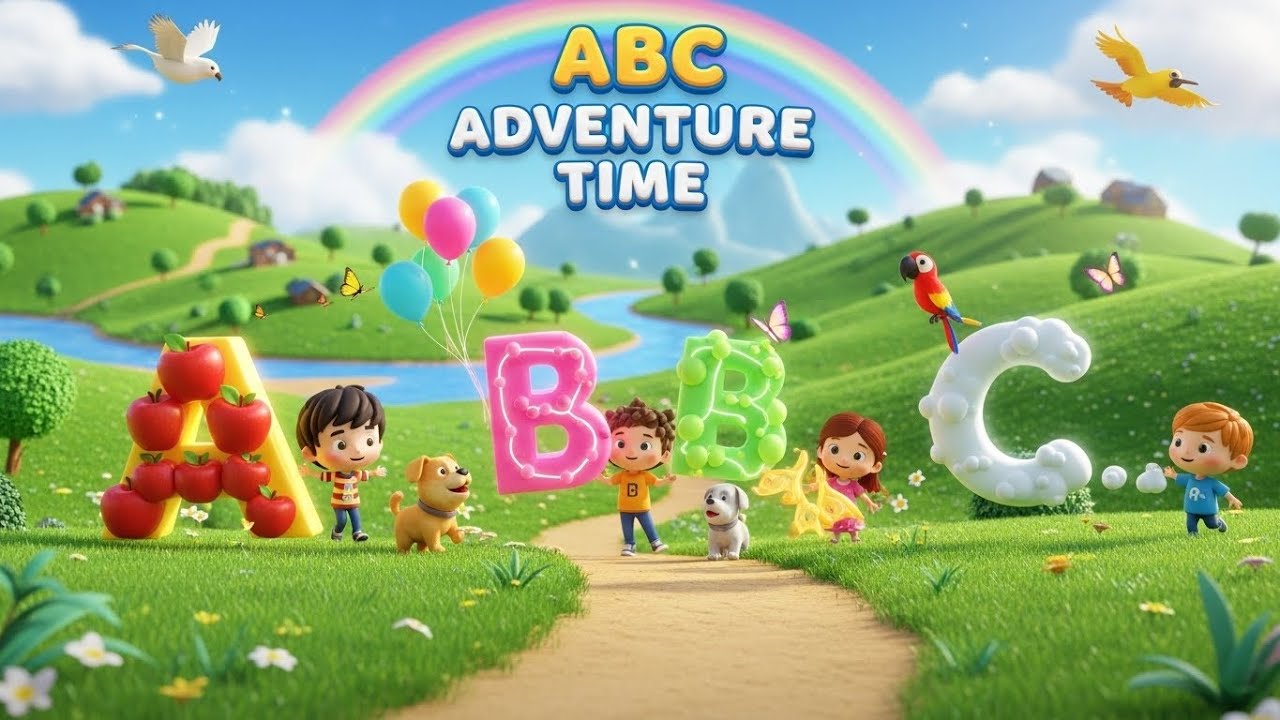 ABC Adventure Time 🔤🌈 | Fun Alphabet Learning for Kids & Toddlers 👶🎵 ...
