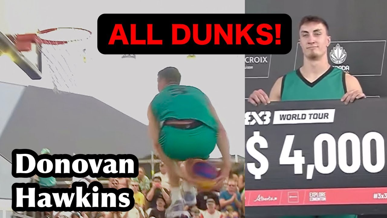 Donovan Hawkins Wins FIBA 3x3 Dunk Contest | Edmonton 2024 - YouTube