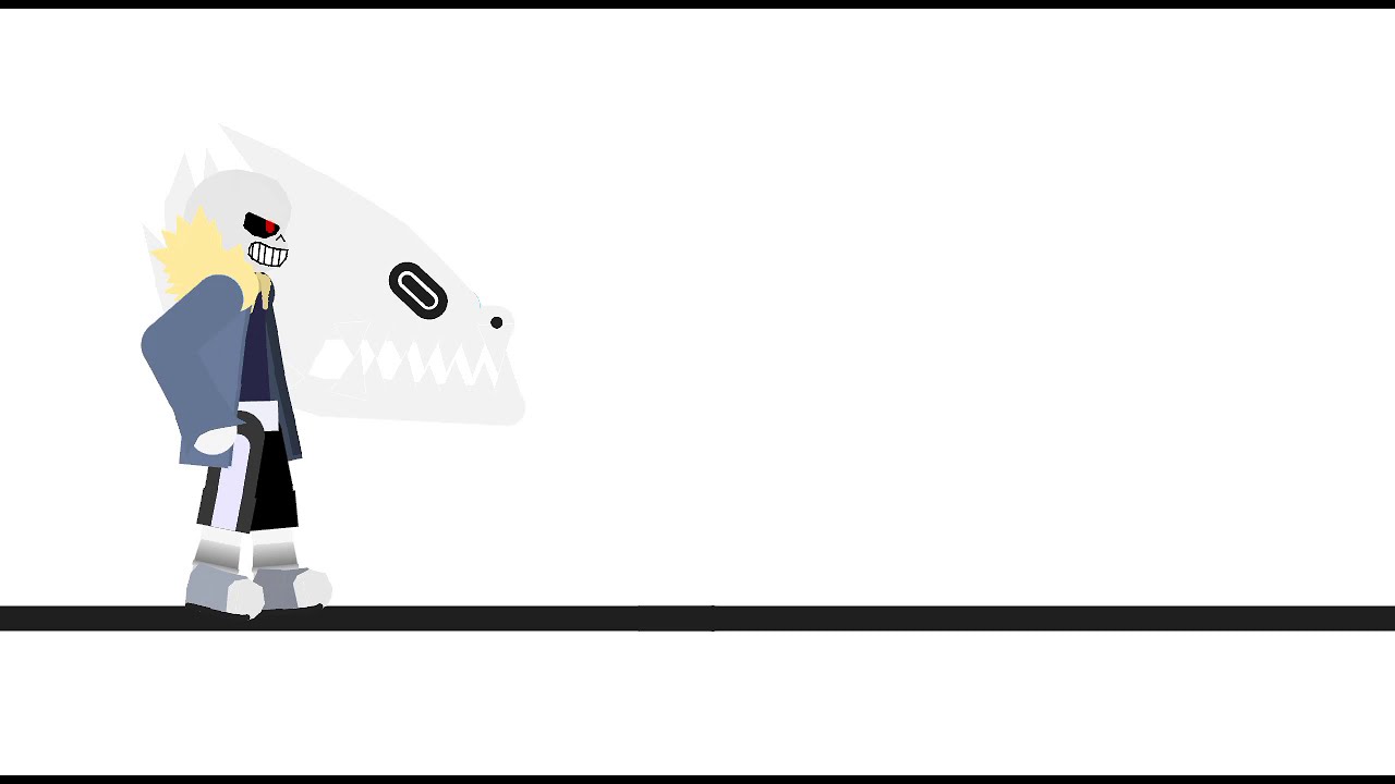 gaster blaster test (stick nodes pro) - YouTube