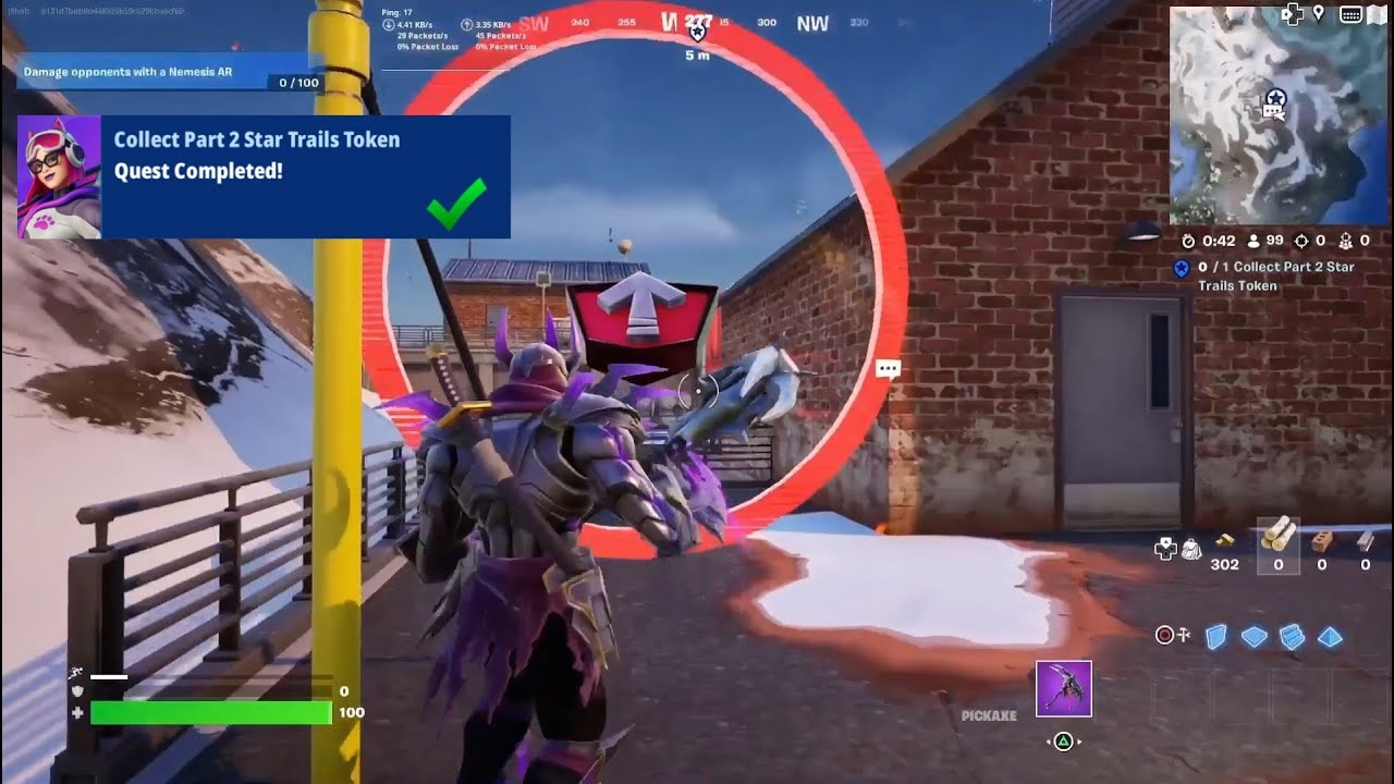 Fortnite - Collect Part 2 Star Trails Token Locations (Trailblazer Lynx ...