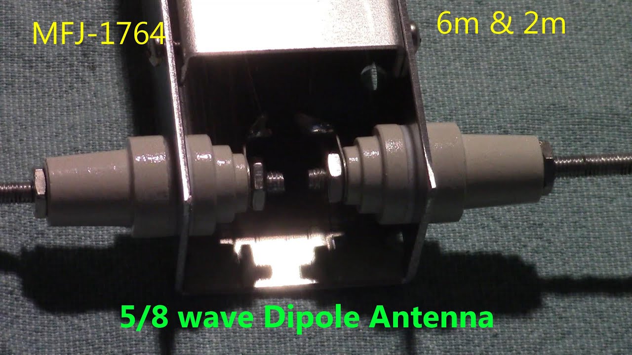 AirWaves Episode 28: MFJ-1764, 6m & 2m Stacked 5/8 wave Dipole - YouTube