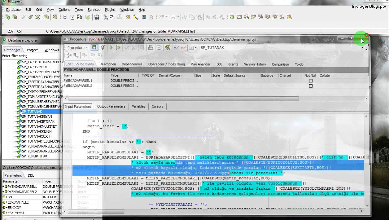Open .fdb File with IBExpert ( Geolikas *.lyproj ) - YouTube