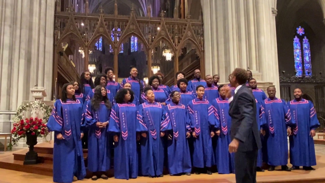 Morgan Choir sings I'll Stand at the National Cathedral - YouTube