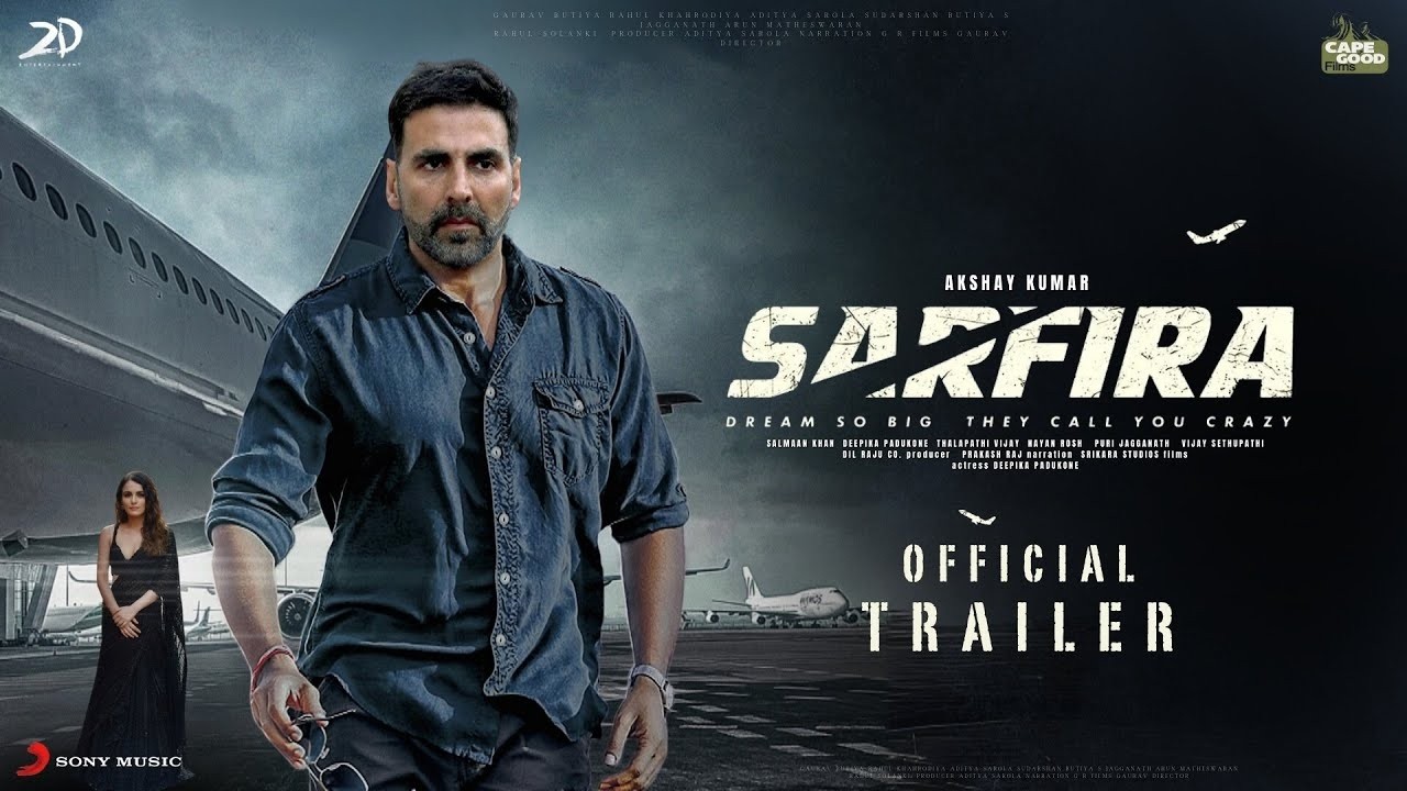 Sarfira Trailer | Soorarai Pottru | Akshay Kumar | Suriya | Paresh ...