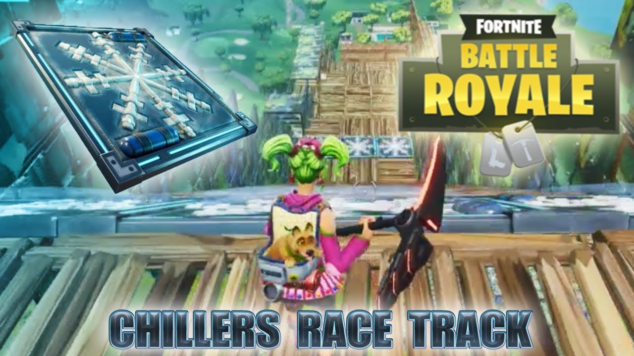 FORTNITE CHILLERS RACE TRACK! (Playground Mode) - YouTube