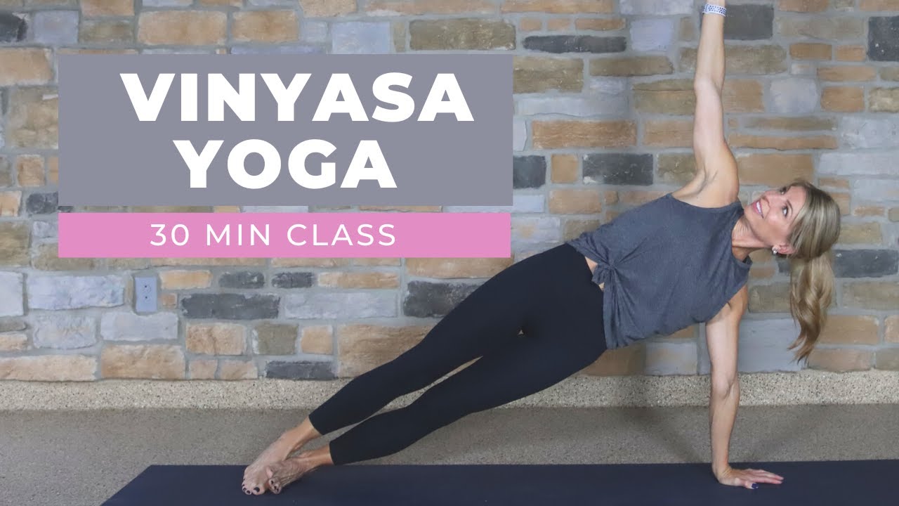 VINYASA YOGA FLOW // 30 MIN // INTERMEDIATE // ARM BALANCE - YouTube