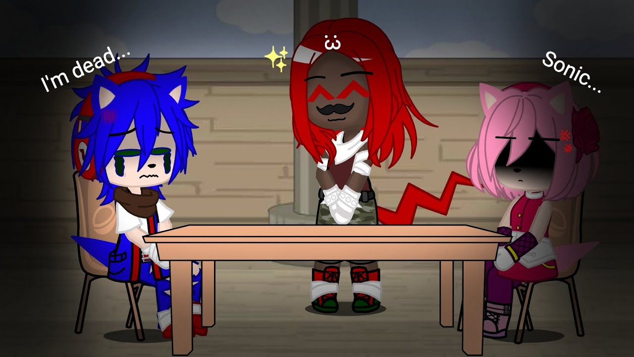 Boom Sonic and Amy hanging out at Meh Burger #sonicboom #sonamy #sonic ...