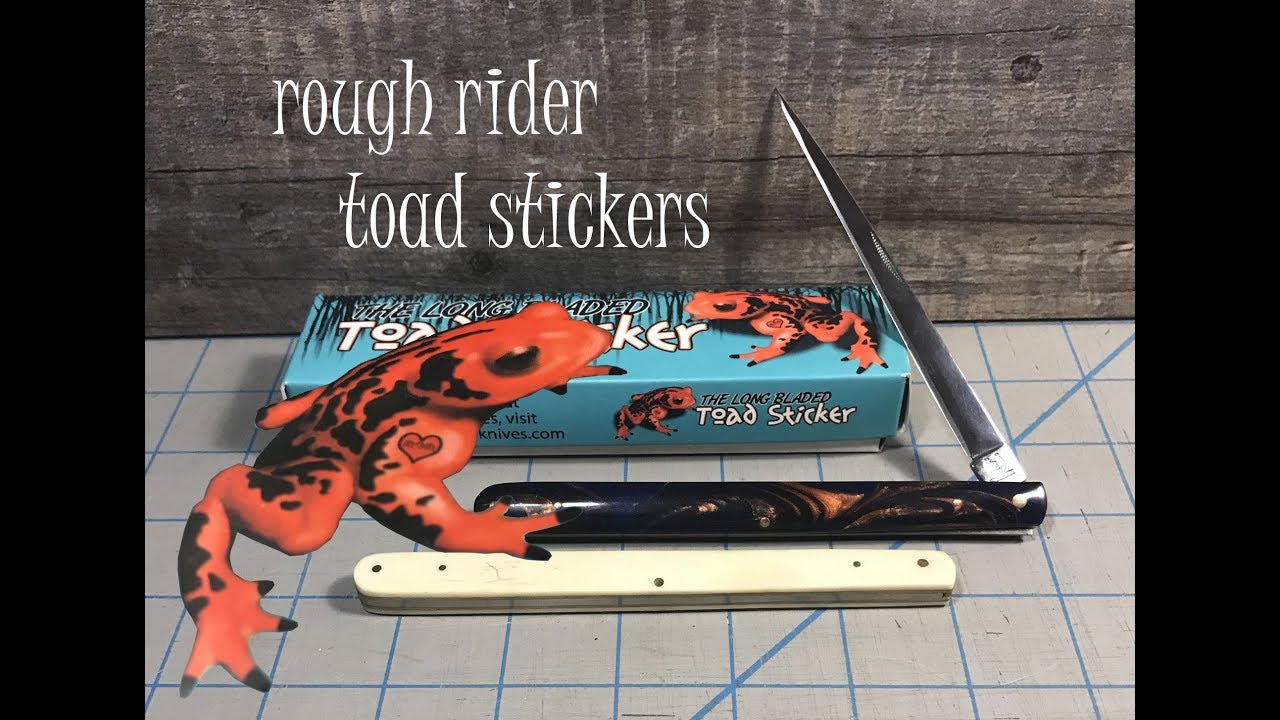 The Toad Sticker by Rough Rider - YouTube