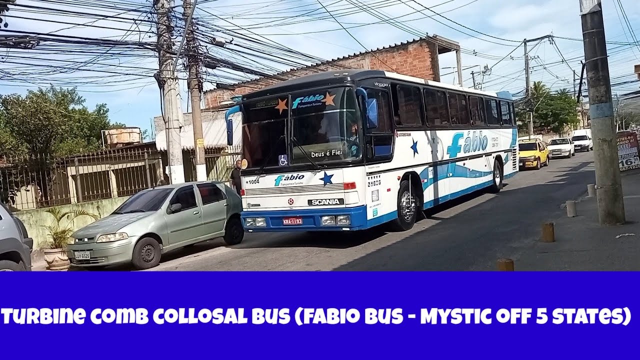 the collosal bus Fabio - Mystic bus off 5 states - turbine comb - YouTube