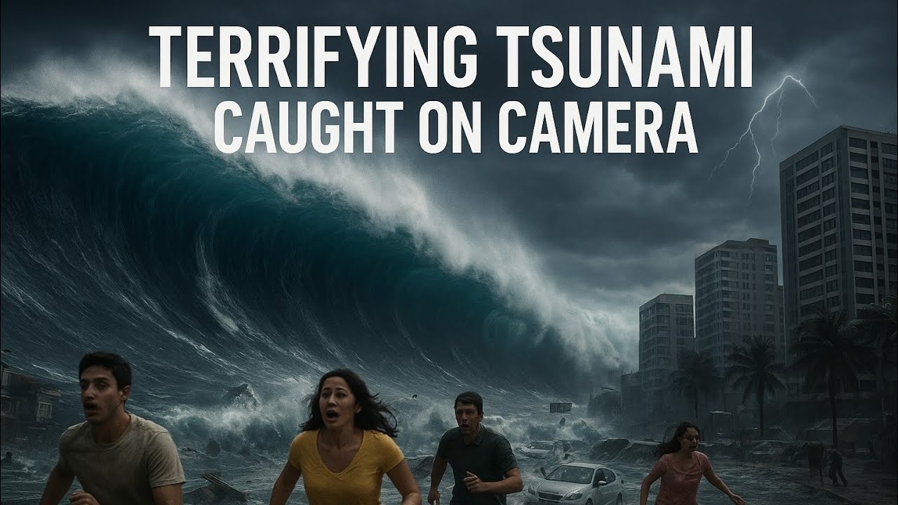 Terrifying Tsunami Caught on Camera | Natural Disaster Footage - YouTube