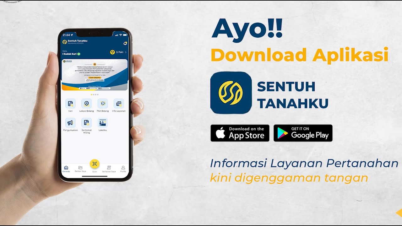 APLIKASI SENTUH TANAHKU - YouTube