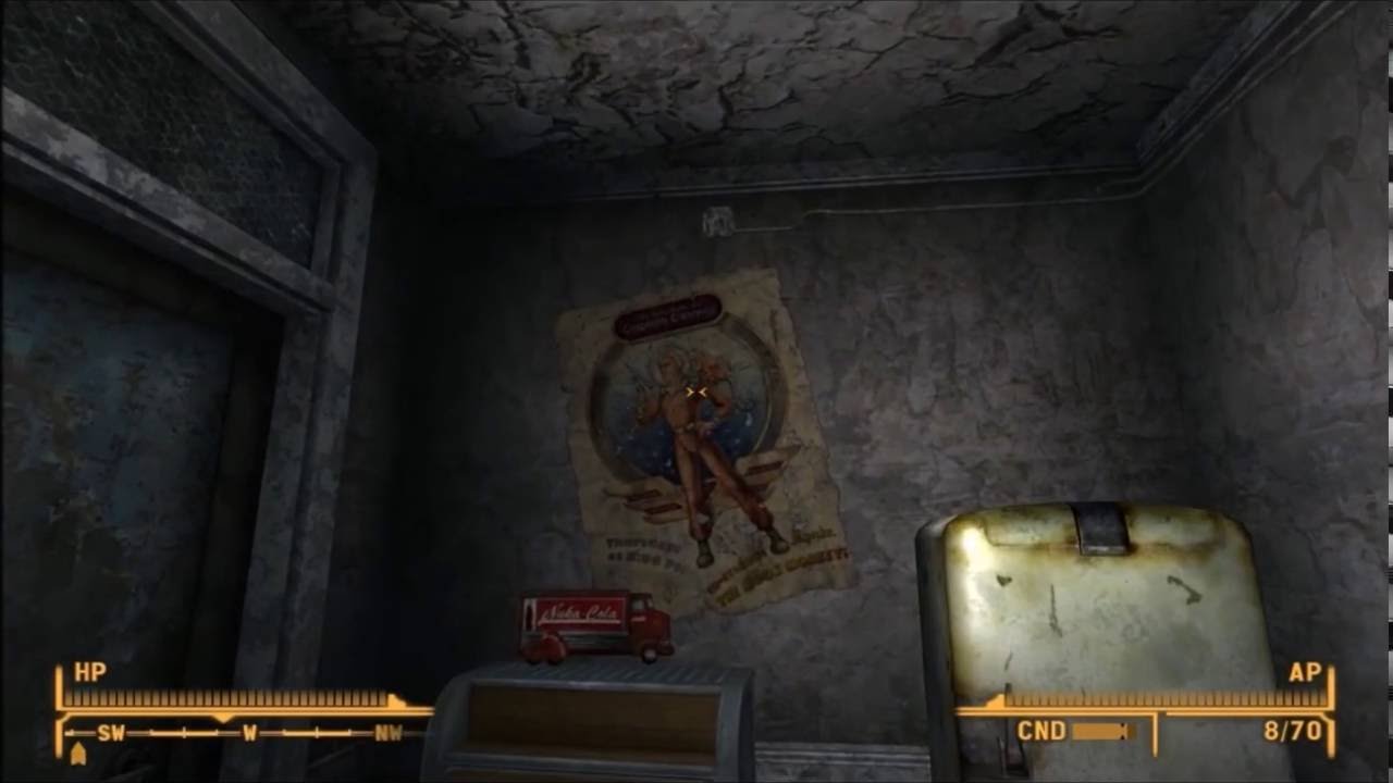 Fallout New Vegas - Player's Novac Motel Room Tour - YouTube