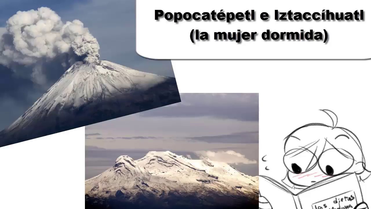 [Leyenda] El origen de los volcanes Popocatépetl e Iztaccíhuatl - YouTube