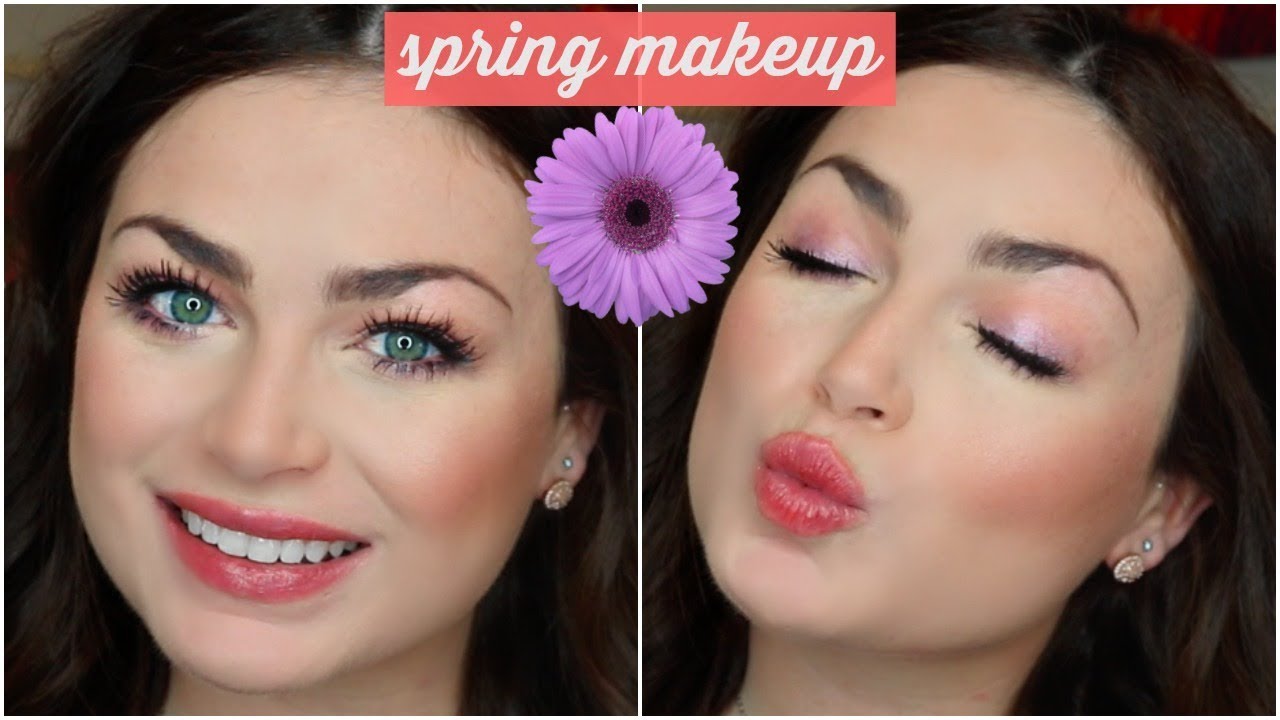 EASY & FRESH Springtime Makeup Tutorial | Violet Lustre - YouTube