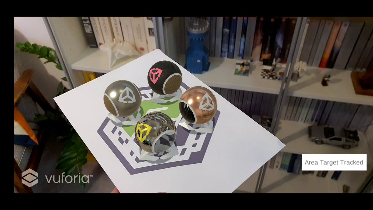 Vuforia Area Targets for accurate lighting and reflections - YouTube
