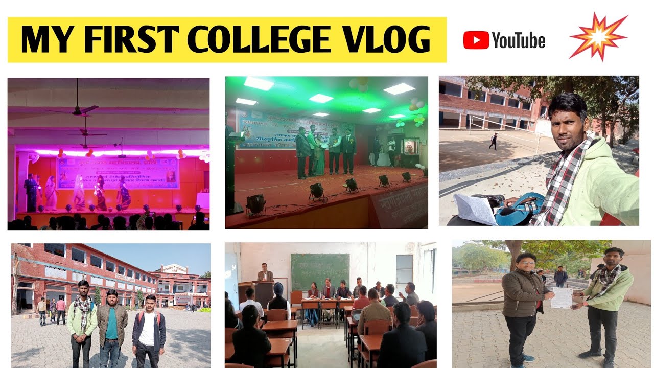 College vlogs।। First college vlog and culture program।BKD college ...
