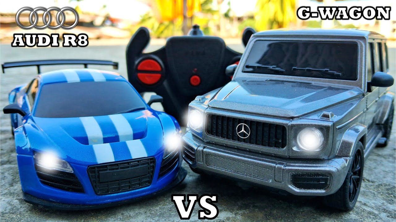 Fastest RC Audi R8 Vs Fastest RC Mercedes G-Wagon - Gyan Unboxer TV ...