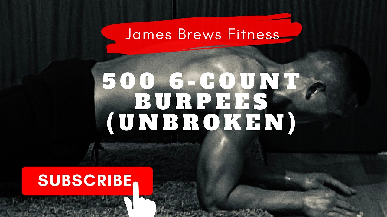 500 6-COUNT BURPEES | (REVISITED) | #workoutmotivation - YouTube