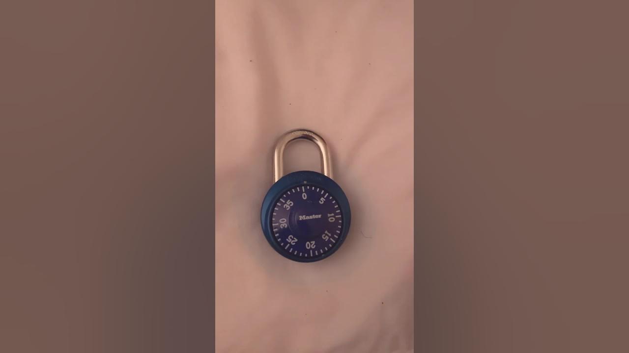 Opening a combination lock tutorial - YouTube