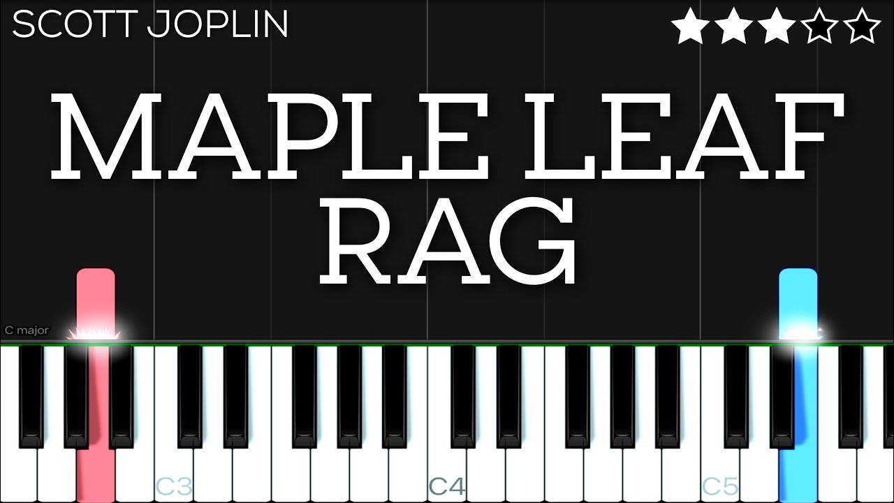 Scott Joplin - Maple Leaf Rag | INTERMEDIATE Piano Tutorial - YouTube
