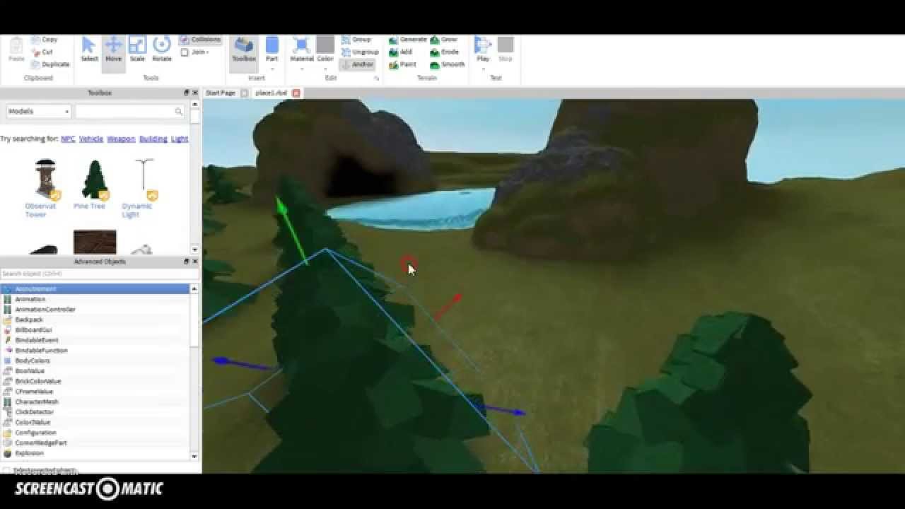 ROBLOX Building~Forest~}}Incomplete{{ - YouTube