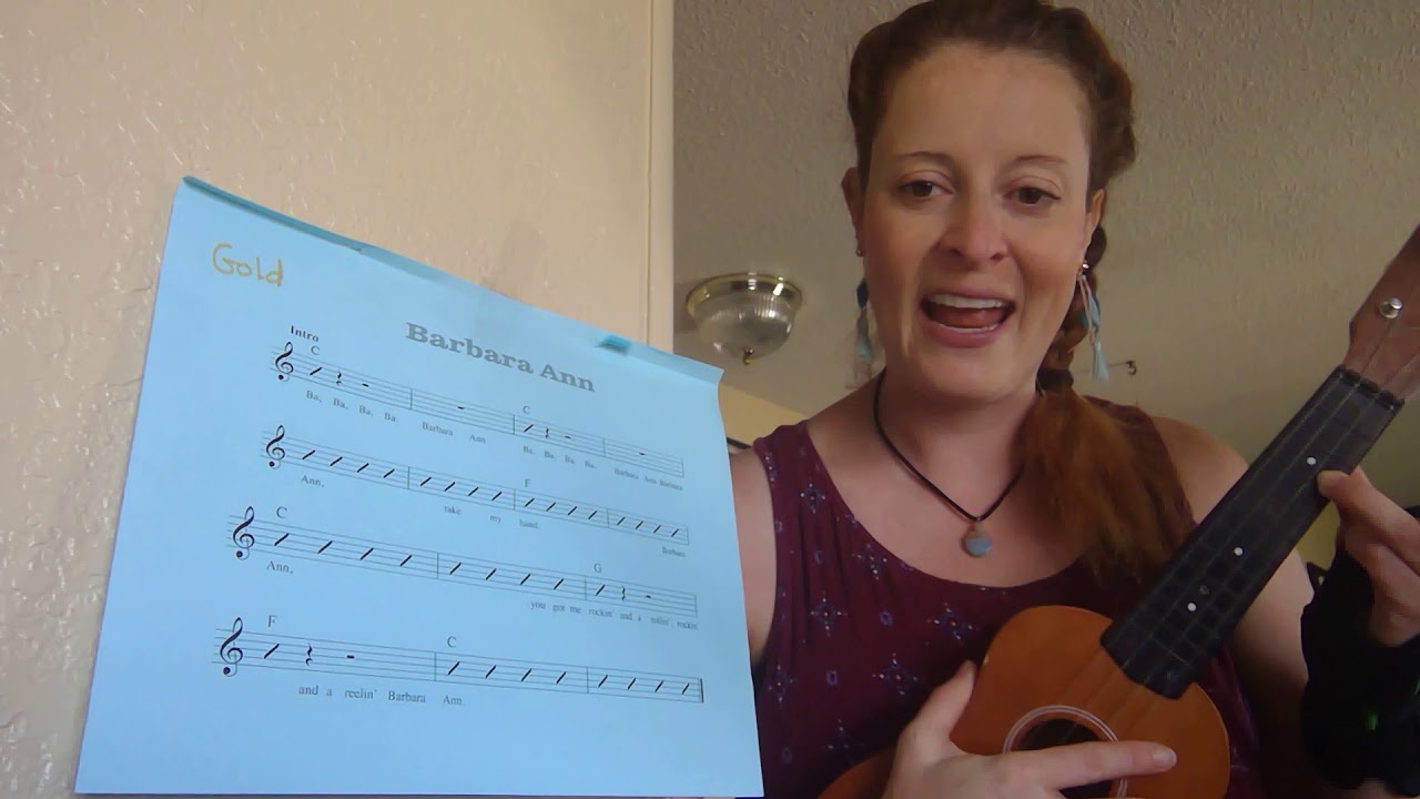 Ukulele Lesson 9 Barbara Ann - YouTube