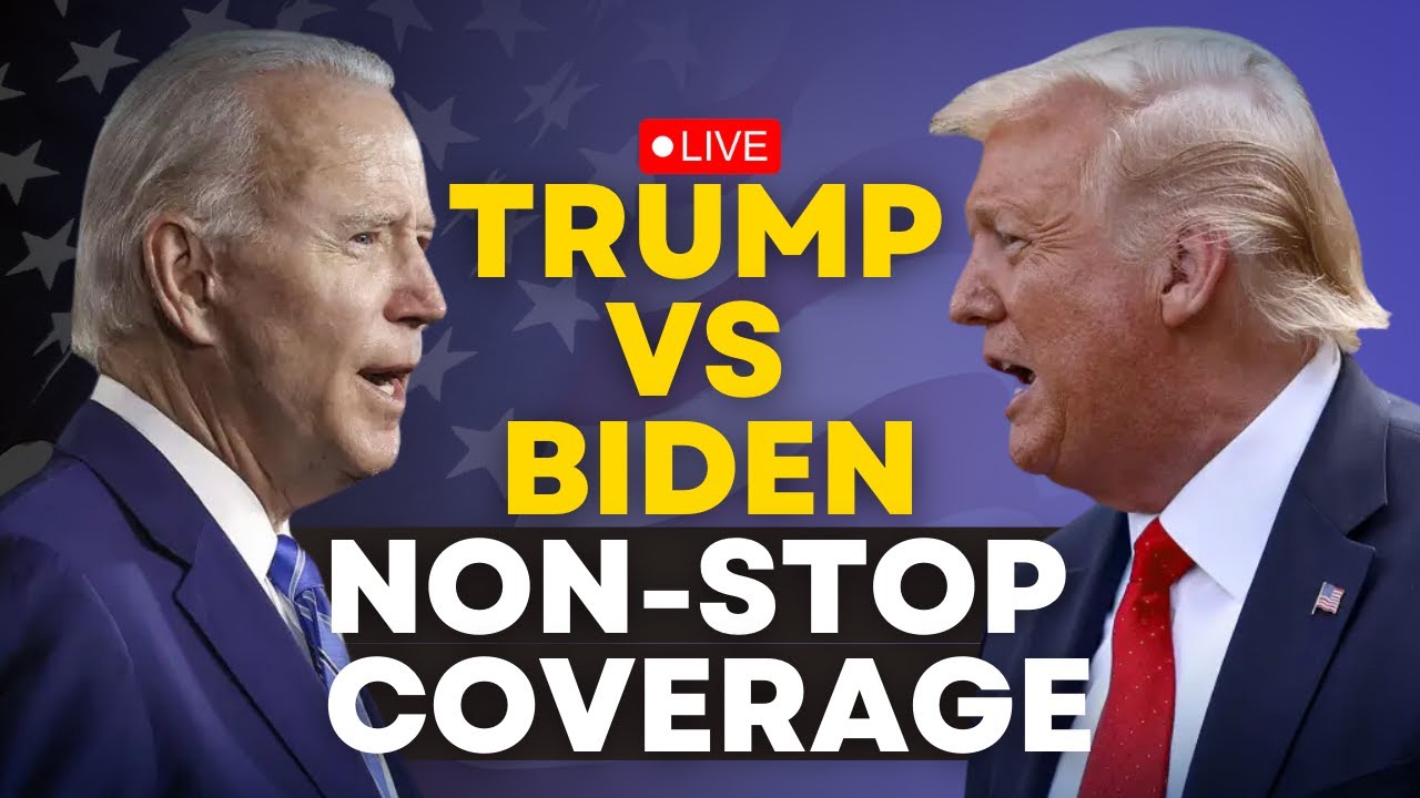 US Presidential Debate LIVE | Donald Trump Vs Joe Biden LIVE ...