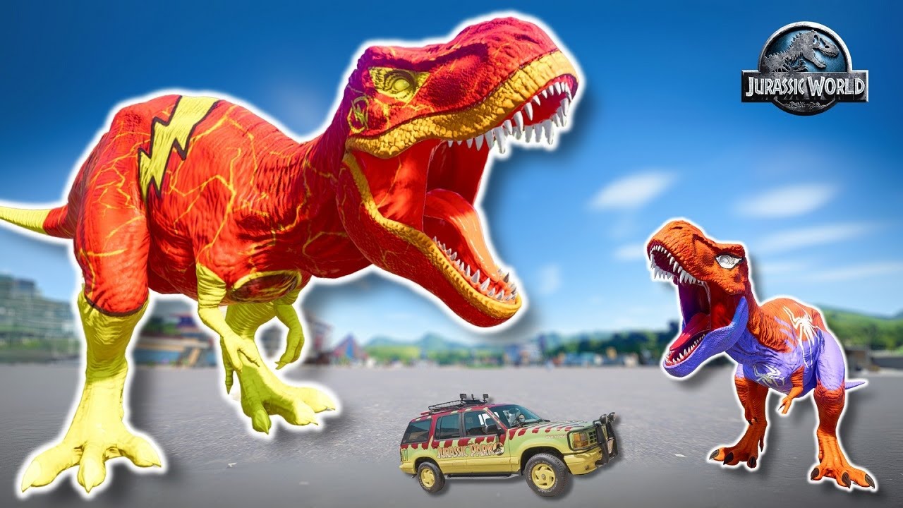 Pro 8 SuperHero Dinosaurs Team |SPIDER-MAN Dinosaur spectacular ...