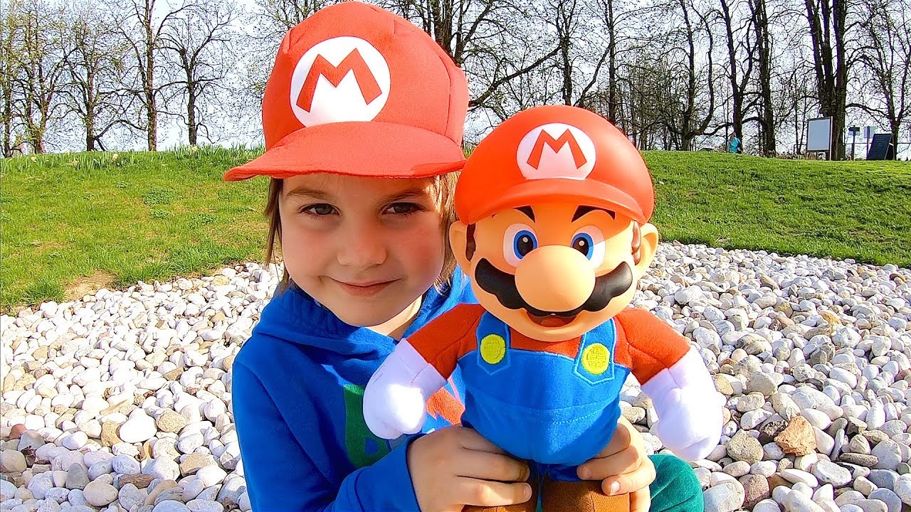 Train Adventures of Super Mario Toy and Timmy - YouTube