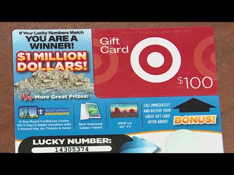Fake Target prize cards left on cars - YouTube