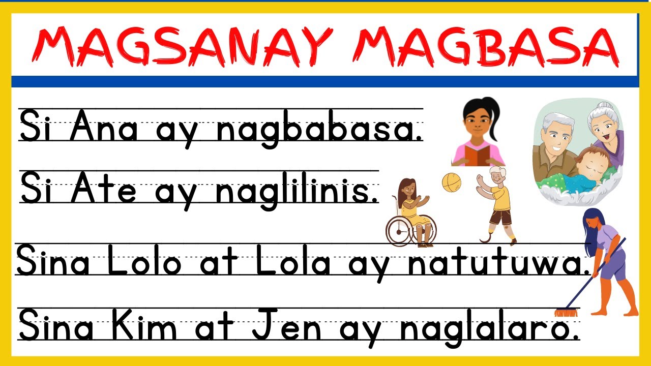 MAGSANAY MAGBASA NG PANGUNGUSAP / PART 6 / PALAWAKIN ANG KASANAYAN SA ...