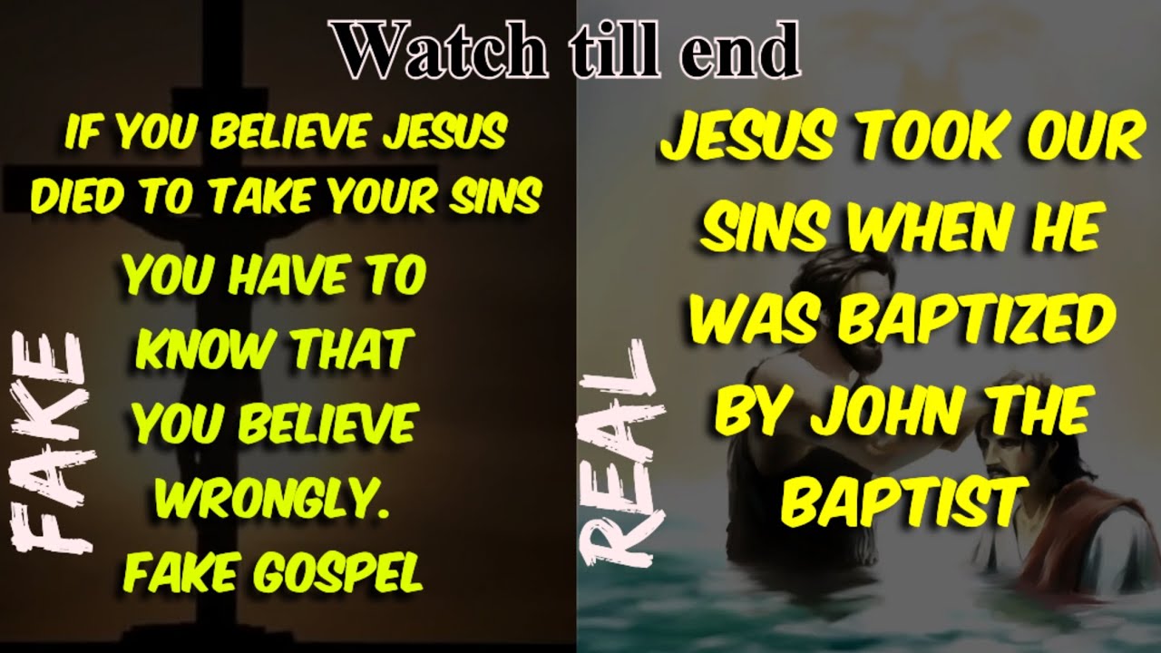 Wrong Explanation of How Jesus took our sins vs True explanation - YouTube