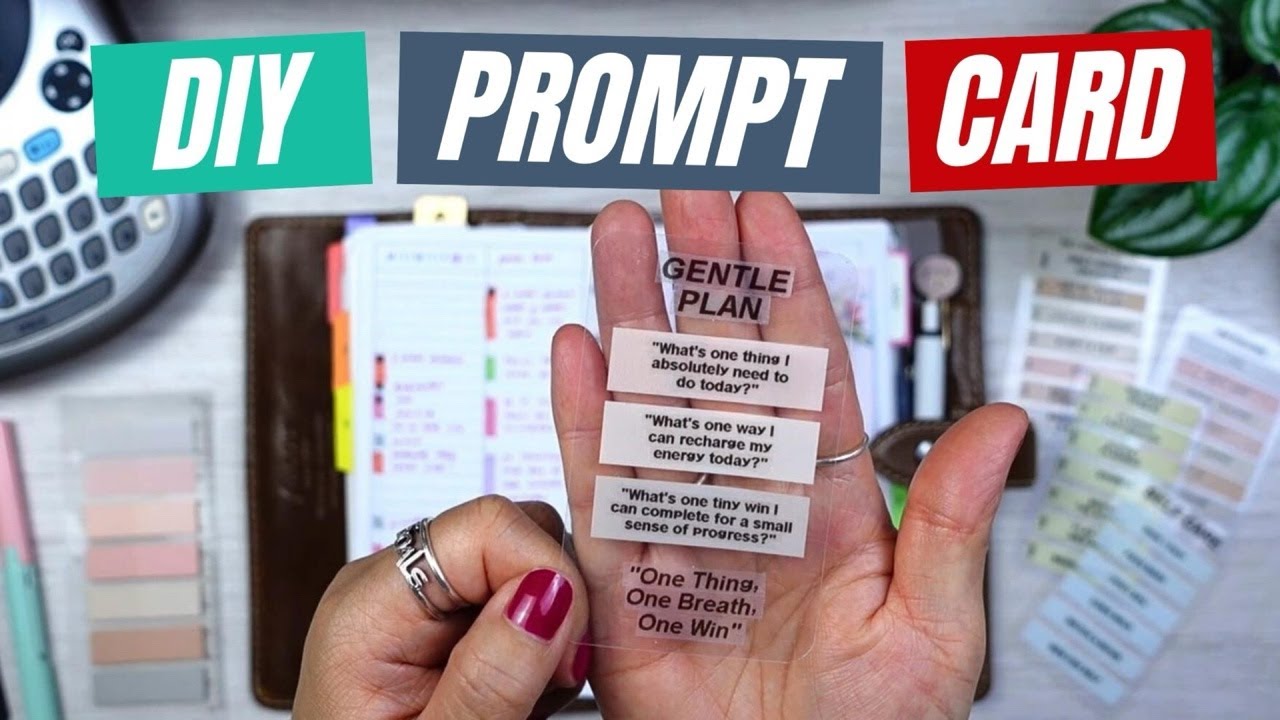🔴 How To: DIY Gentle Plan Prompt Cards | Gentle Planning - YouTube
