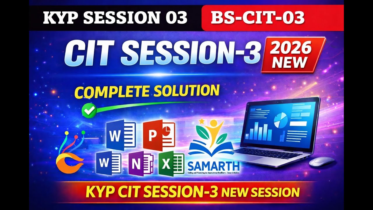 KYP NEW CIT SESSION 3 II 2026 II CIT SESSION 3 II - YouTube