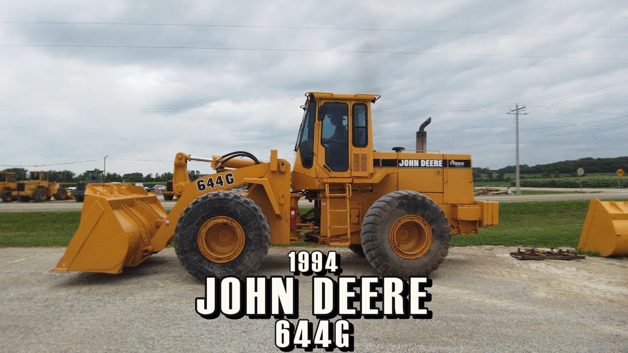 1994 John Deere 644G - YouTube