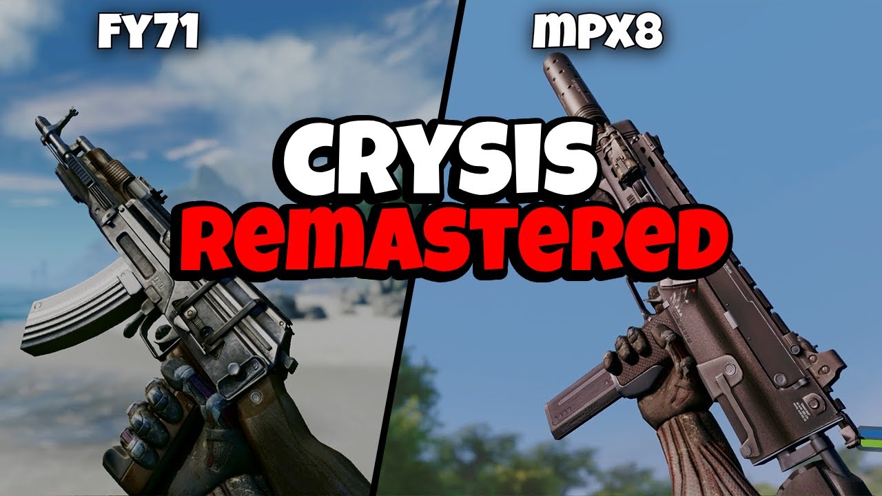 All Crysis Remastered Guns *Showcase* - YouTube