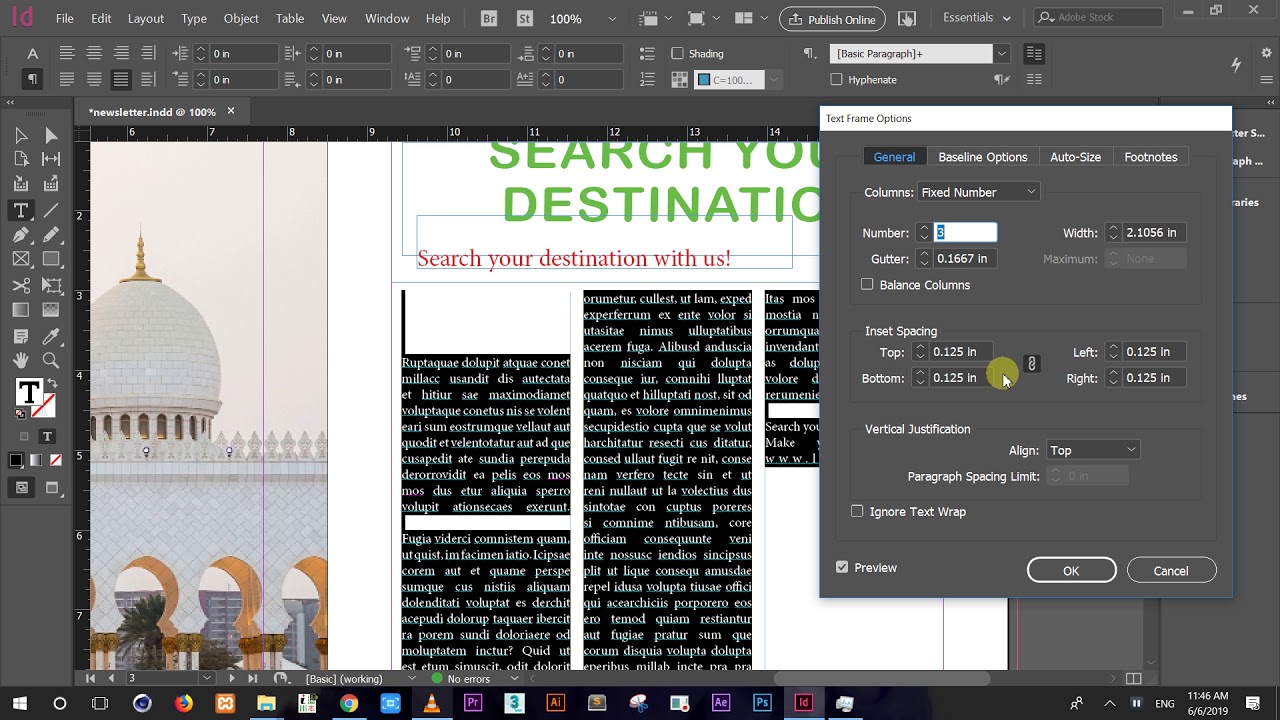 What is a the space after & leading in Adobe InDesign - YouTube