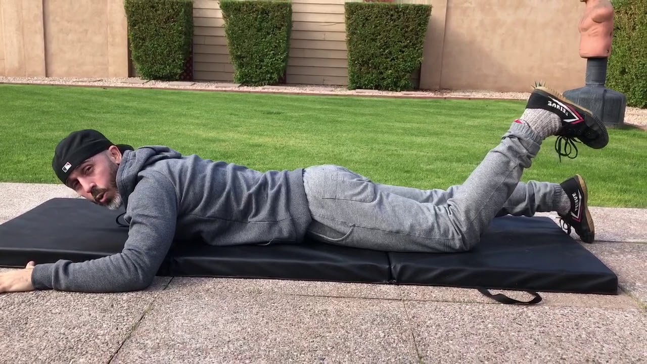 Prone Hip Ext 3 Way - YouTube