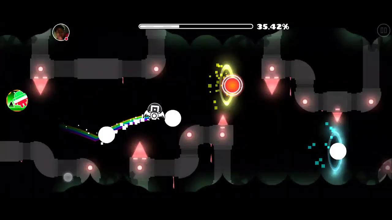 Abstraction 28% Easy Demon - Geometry Dash - YouTube