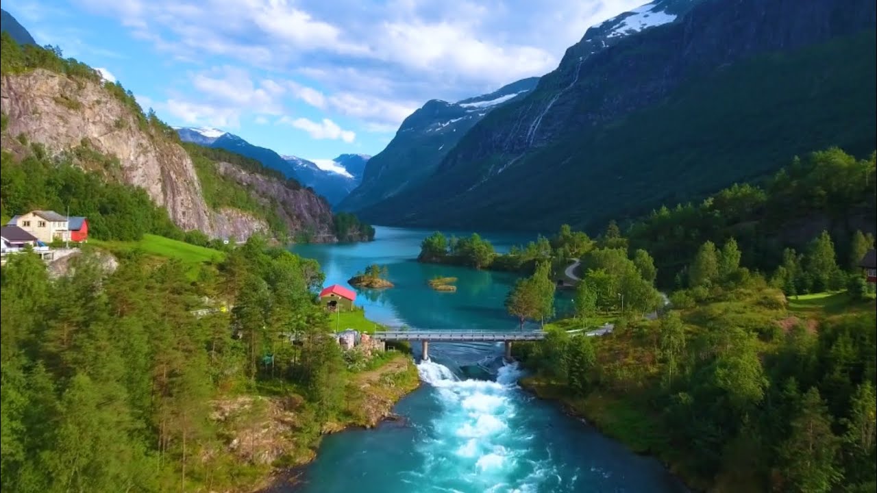 Relaxing music with beautiful nature in 4K - YouTube