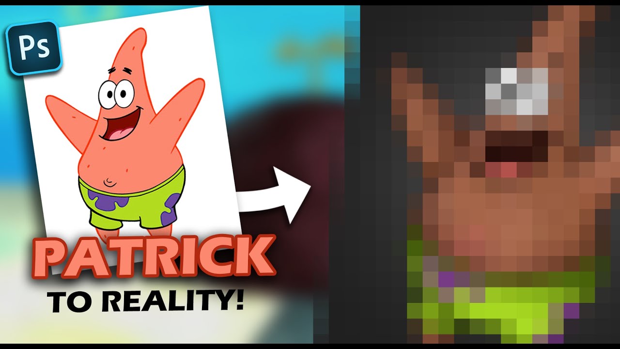 Turning Patrick To Reality! | Photoshop - YouTube