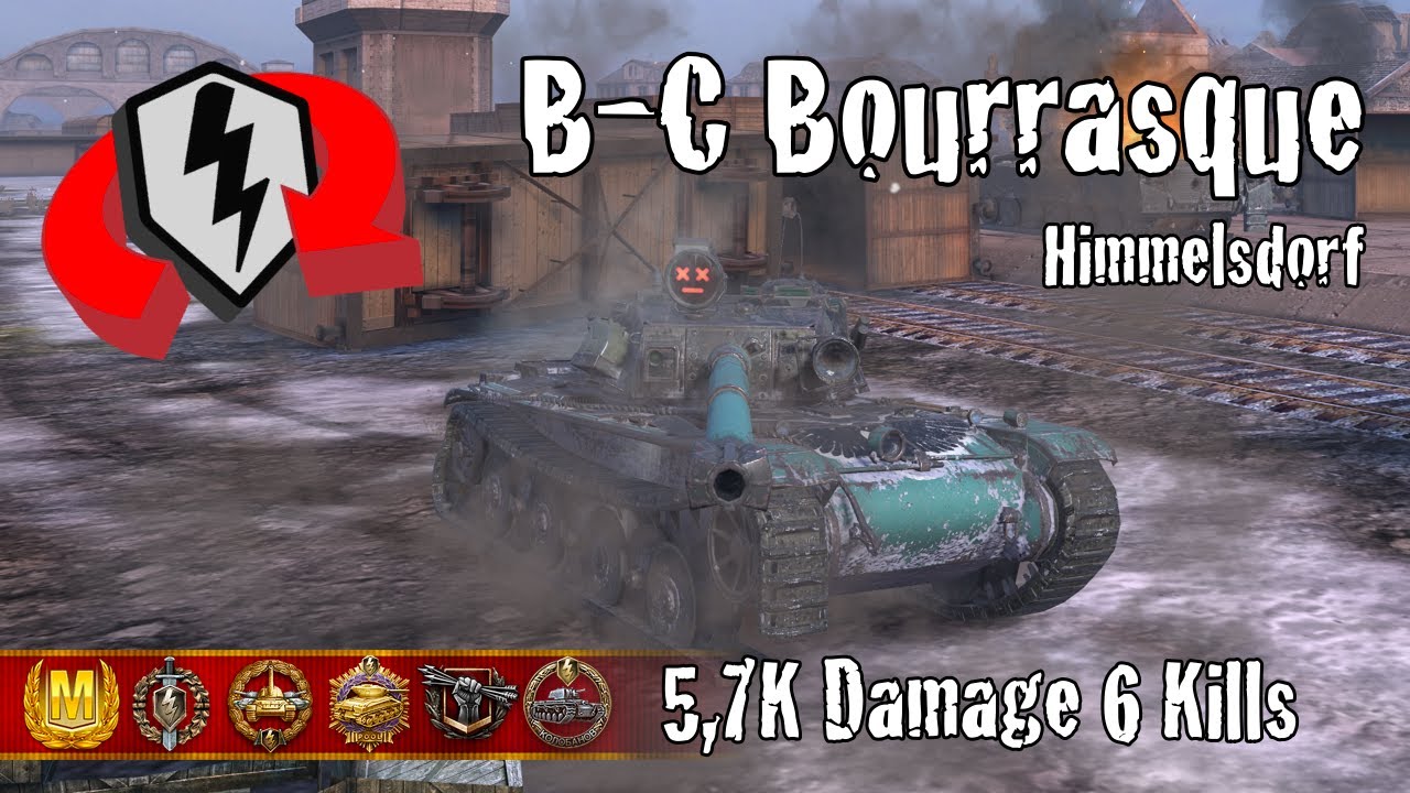 Bat.-Châtillon Bourrasque | 5,7K Damage 6 Kills | WoT Blitz Replays ...