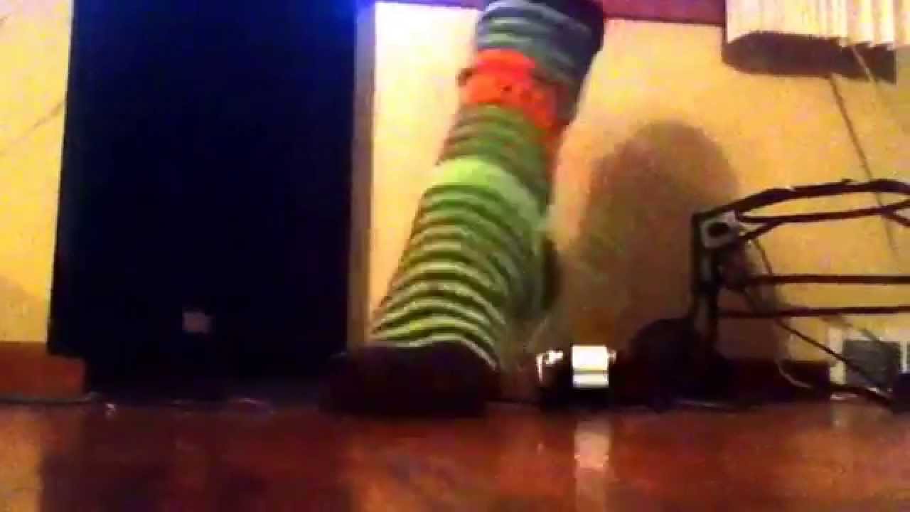 Kid Stomping On Lego Car - YouTube