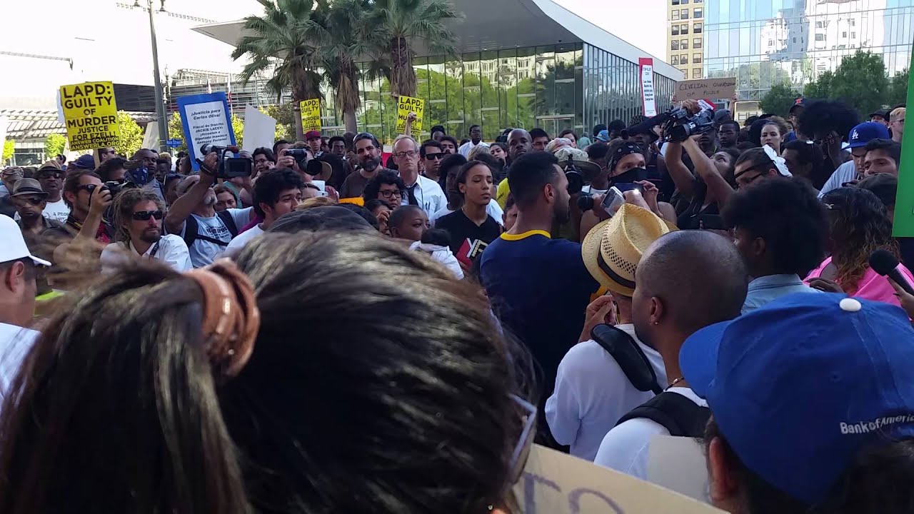 Ezell Ford protest #dtla - YouTube