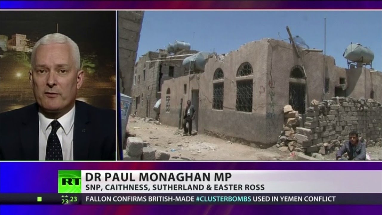 Dr Paul Monaghan MP - UK Cluster Bombs - YouTube