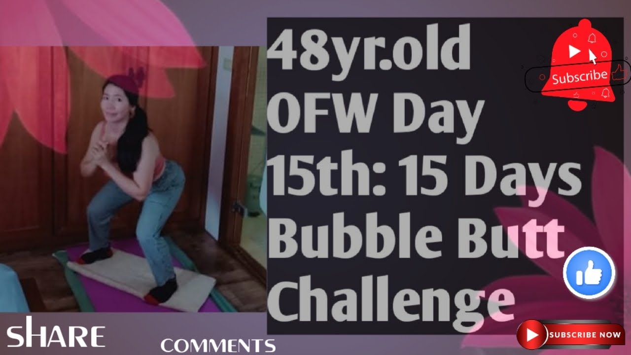 48yr.old OFW Day 15th: 15 Days Bubble Butt Challenge W/ Library Track ...