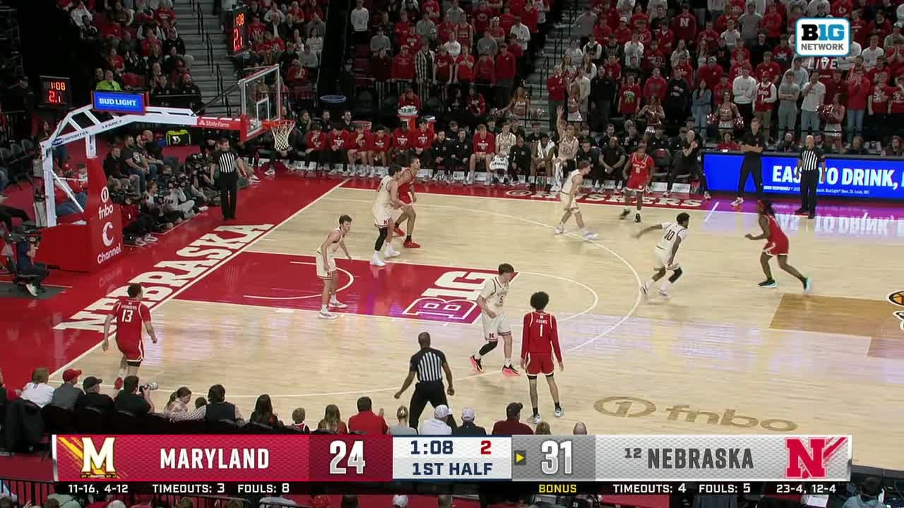 Andre Mills Beats the Buzzer vs. Nebraska | Maryland Basketball - YouTube