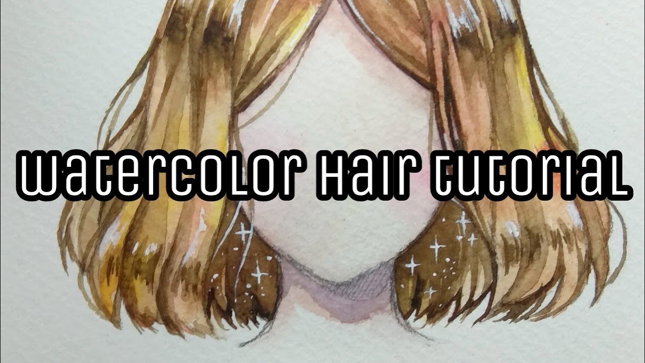 How To Color Hair With Watercolors Watercolor Hair Tutorial YouTube How To Color Hair With Watercolors Watercolor Hair Tutorial YouTube
