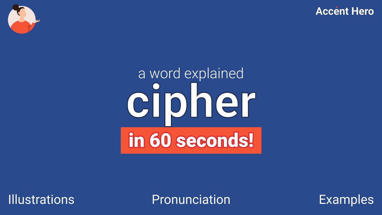 CIPHER - Meaning and Pronunciation - YouTube
