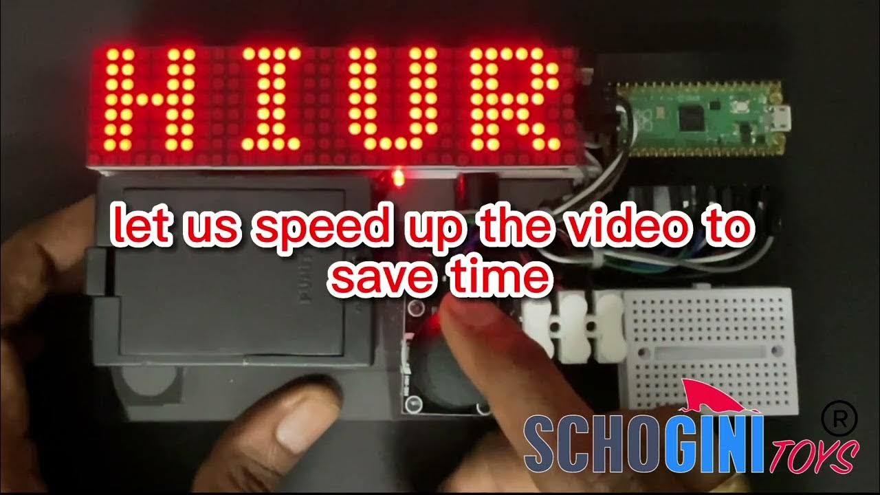 ST-IA-EL-CO-P01 #L111: 🌟 Create Your Own Scrolling Message with Schogini Toys DIY Kit ...